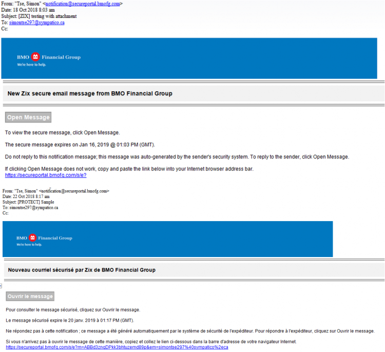 Receiving Encrypted Email - BMO Financial Group | ZixAware