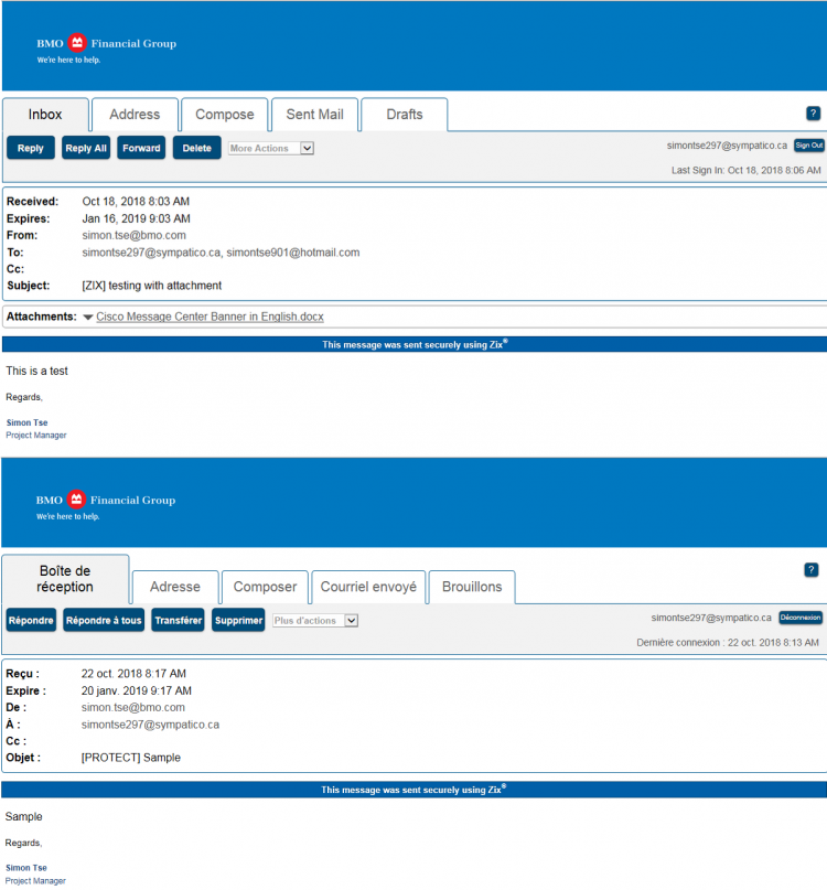Receiving Encrypted Email - BMO Financial Group | ZixAware